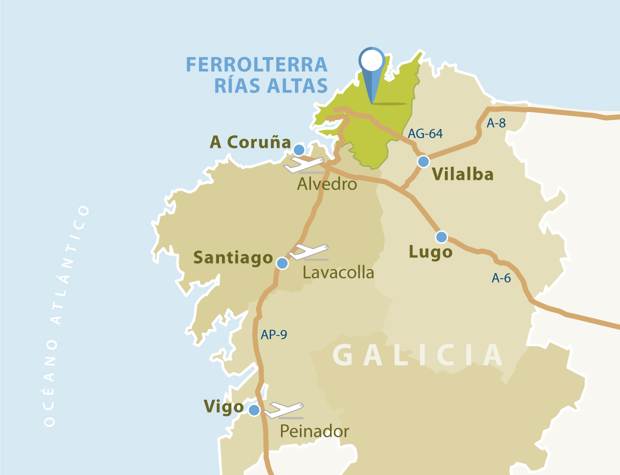 Cómo llegar – Turismo Ferrolterra